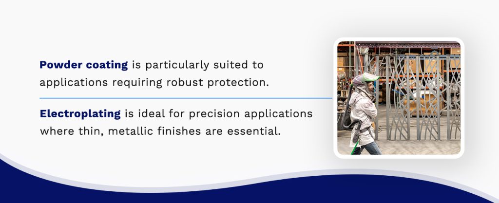 Powder Coating vs. Electroplating | Keystone Koating